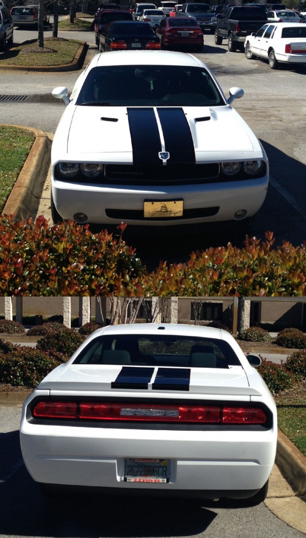 2008 - 2013 Dodge Challenger Racing Rally Stripes - Automobile Racing ...