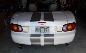 Mazda Miata 6" and 8" Racing Stripes - Automobile Racing Stripes